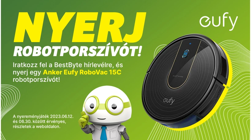 Iratkozz fel és nyerj robotporszívót! - BestByte