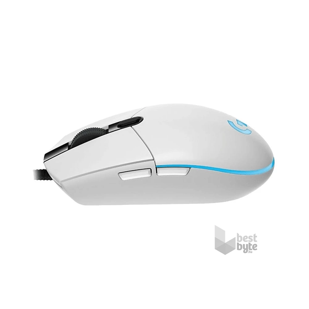 Logitech G102 Lightsync fehér gamer egér - BestByte